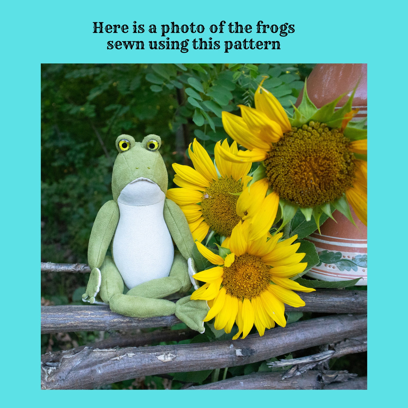 Frog Sewing Pattern PDF Digital Download Plush Frog Sewing DIY - Etsy