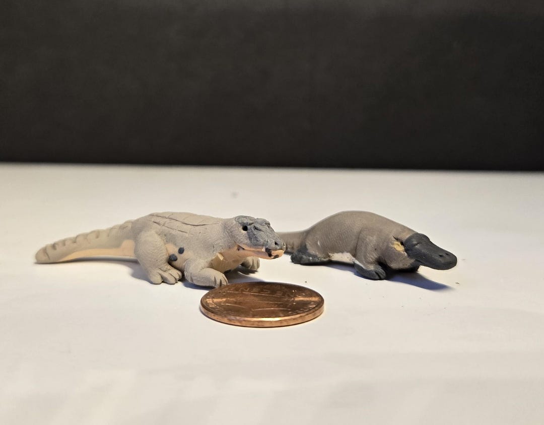 Trilophosuchus and Obdurodon - Etsy