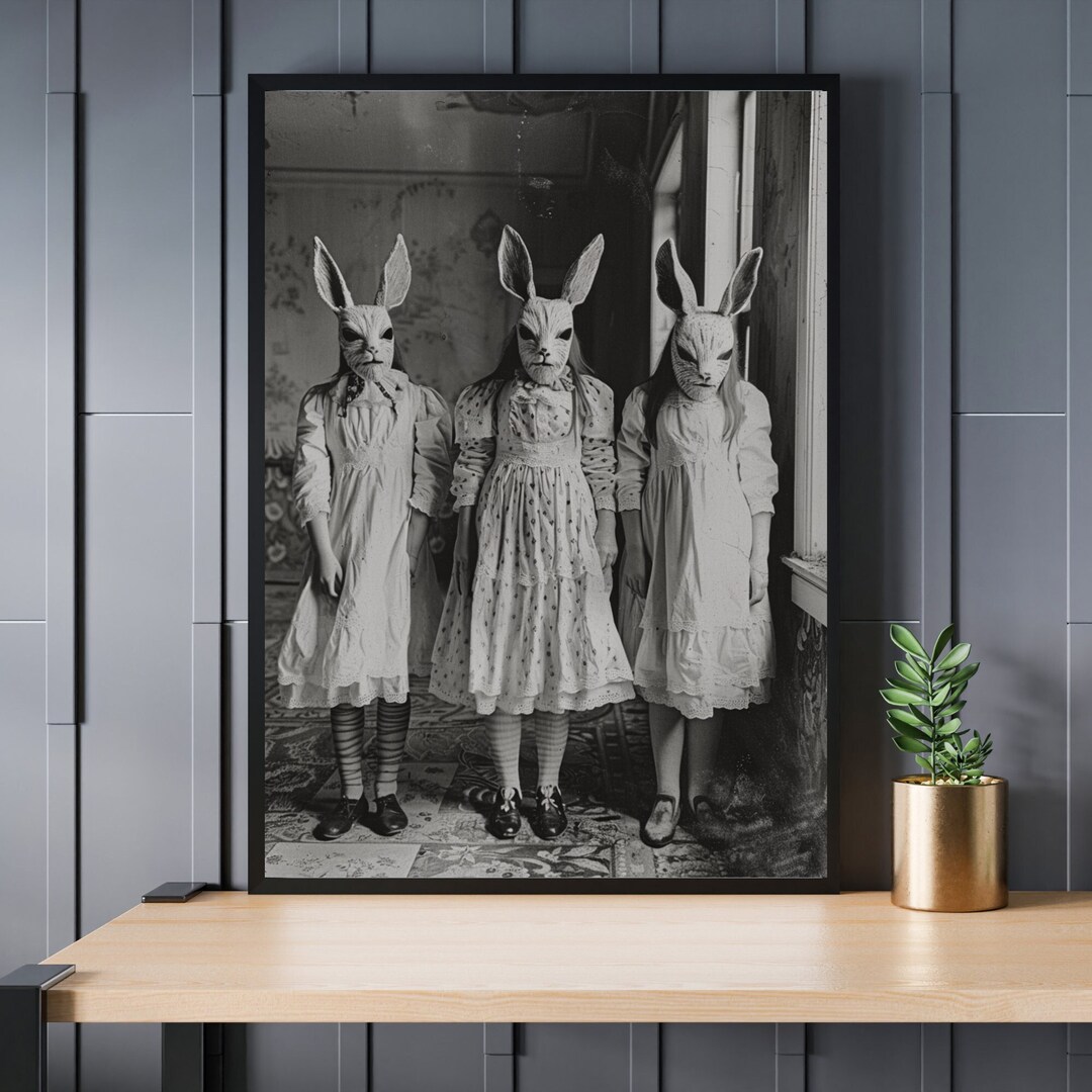 Rabbit Cult, Rabbit Asylum, Vintage Rabbit Cult Photo, Dark Academia ...