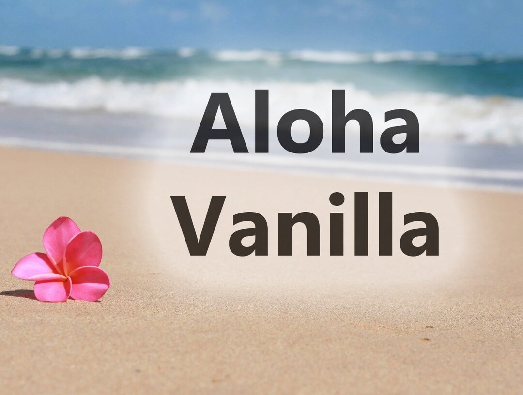 Aloha Vanilla Scented Sea Salt Crystals - Etsy