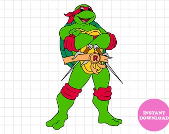 Ninja turtle clipart | Etsy España