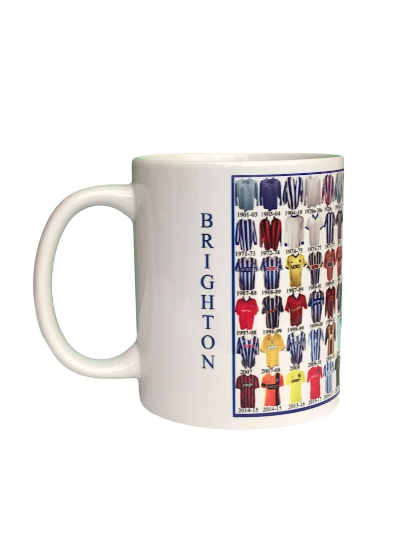 Brighton Shirt History Mug - Etsy