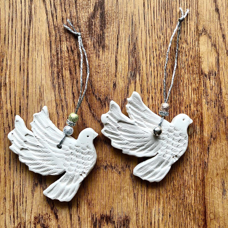 Turtle Dove Ornament - Etsy