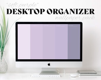 Desktop Organizer Cape Cod Wallpaper | Red & Purple Color Editable ...