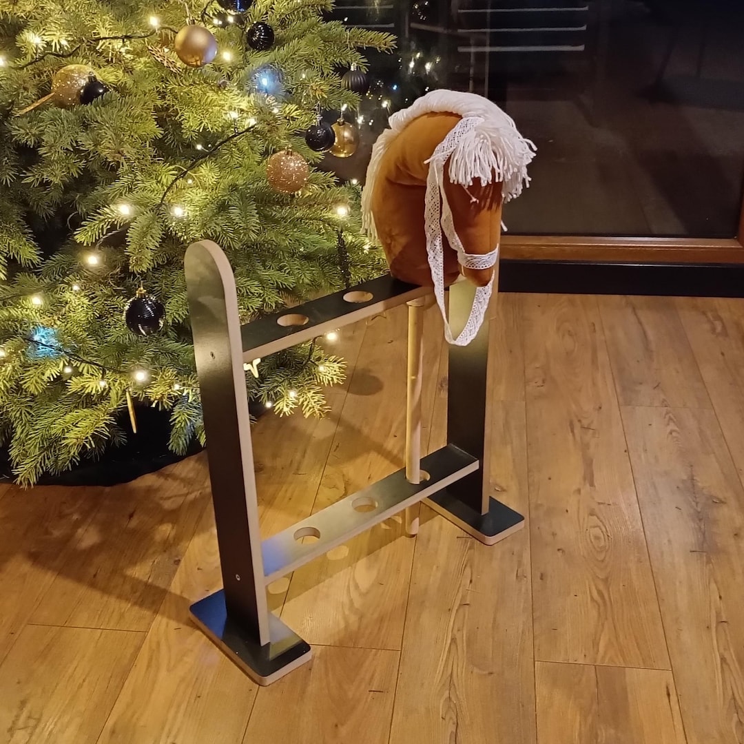 Hobby Horse Stand for Kids' Room - Stand for 2 Hobby Horses - Stand for ...