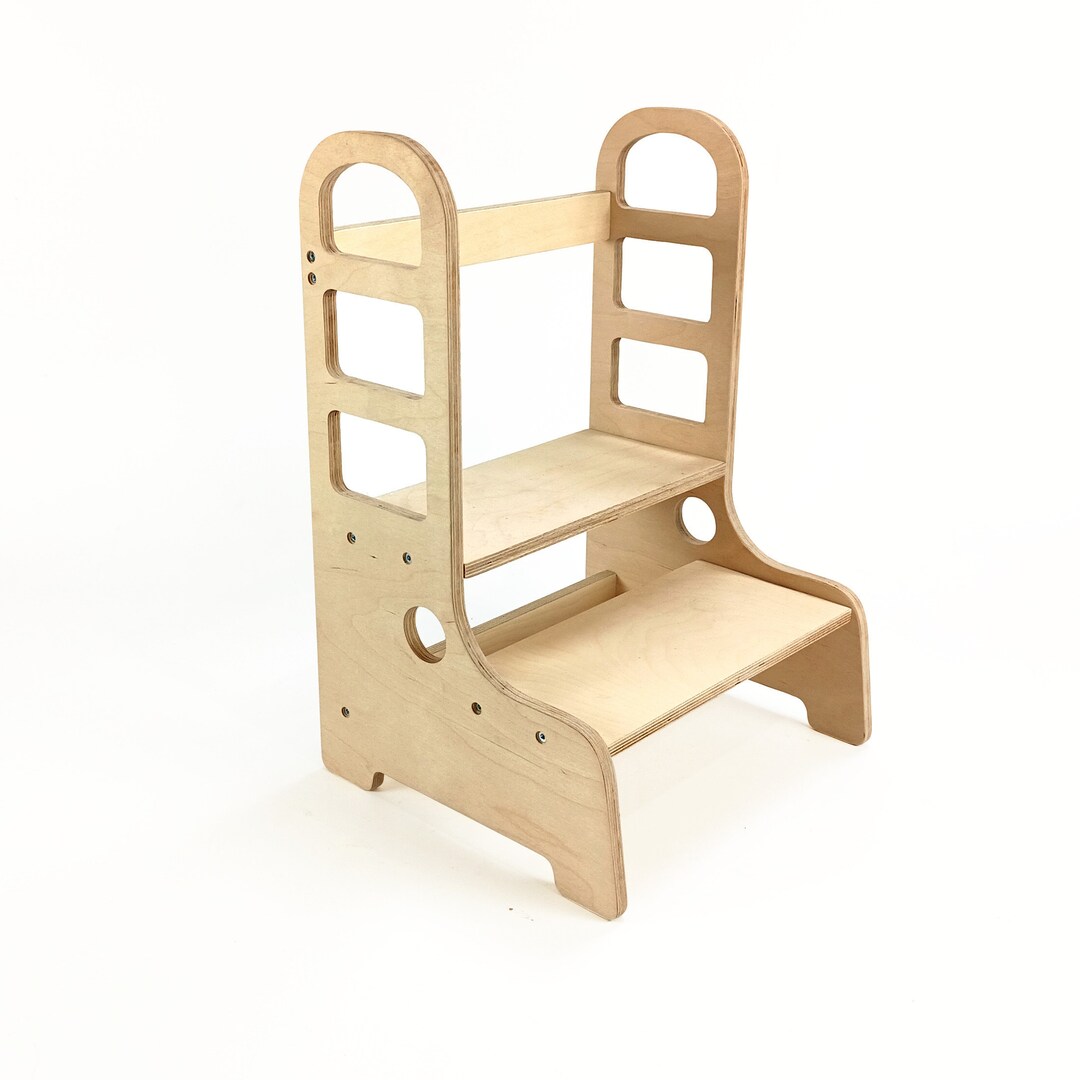 Toddler Wooden Step Stool Step Stool for Kids Learning - Etsy