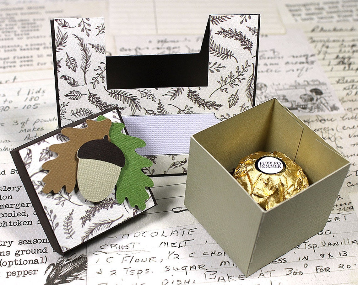 Christmas Truffle Box Place Cards SVG File for Cutting Digital - Etsy