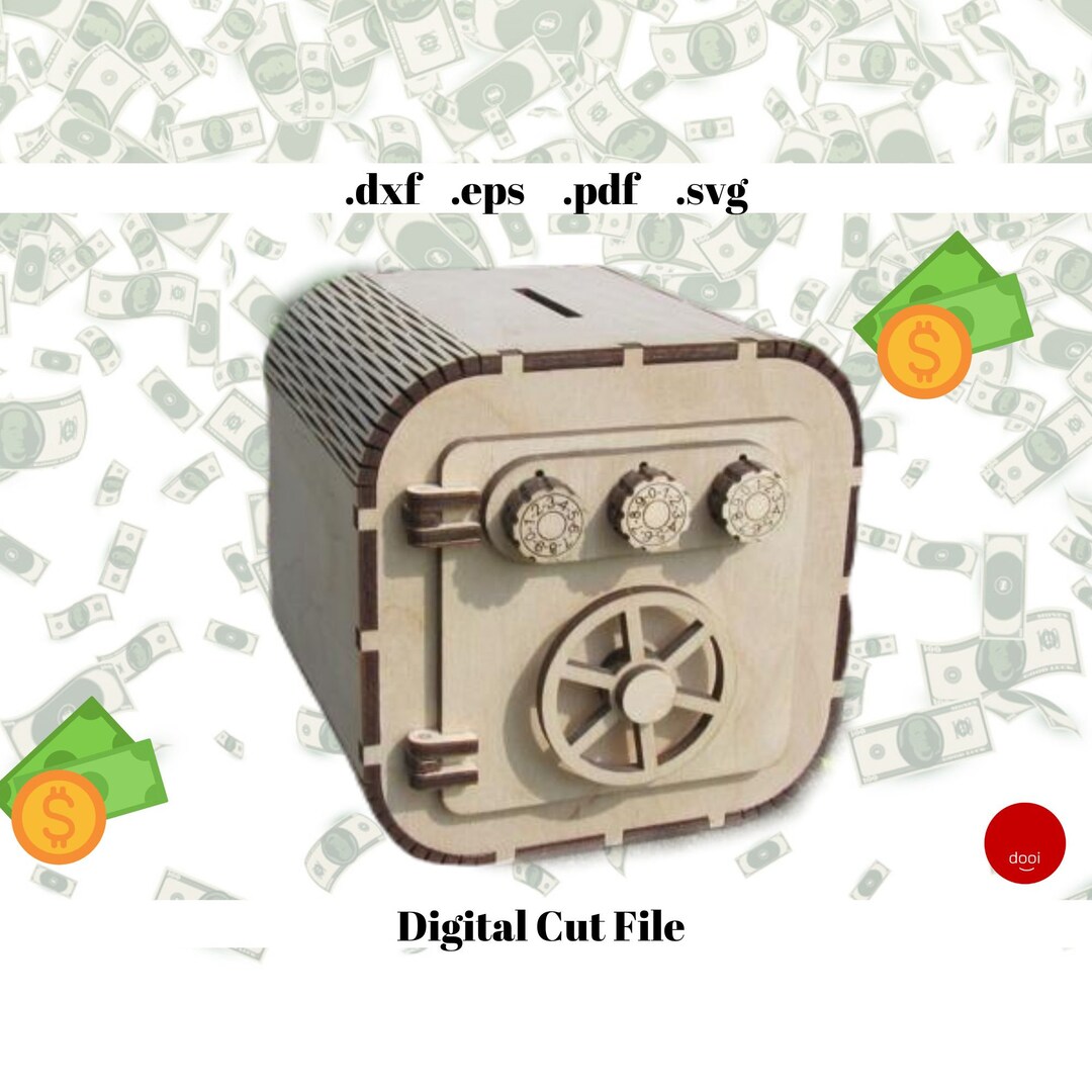 Laser Cut Money Safe Cash Diy Hidden Safe Money Box Laser Cutting ...