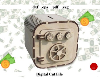 Laser Cash Box - Etsy