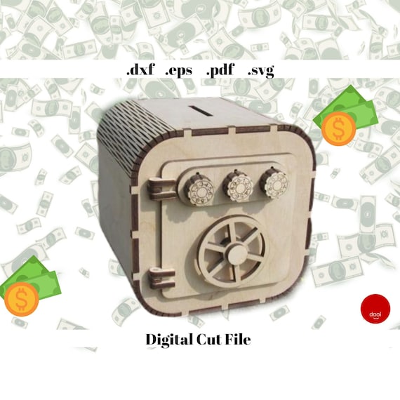 Laser Cut Money Safe Cash Diy Hidden Safe Money Box Laser - Etsy