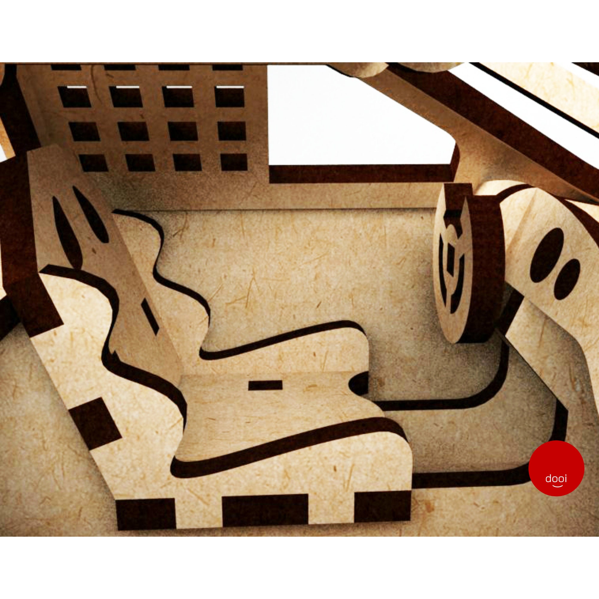 Laser Cut Wooden Nascar Car Puzzle Toy Svg Dxf Eps Pdf Glowforge Cricut ...