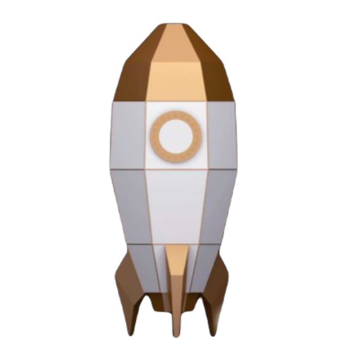 Spaceship Papercraft PDF Template Creating Paper Craft Spaceship Model ...