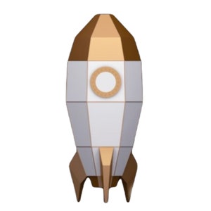 Spaceship Papercraft PDF Template Creating Paper Craft Spaceship Model ...