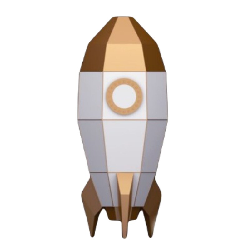 Spaceship Papercraft PDF Template Creating Paper Craft Spaceship Model ...