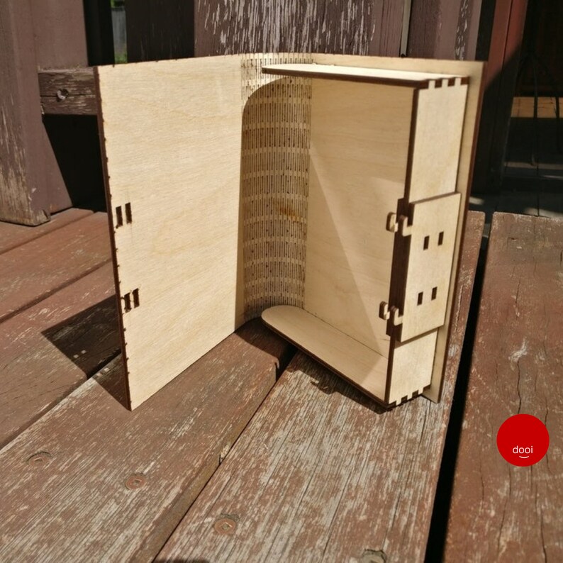Book Box With Latch 3mm, Laser Cut Files, PDF, SVG, DXF, Eps, Cricut ...