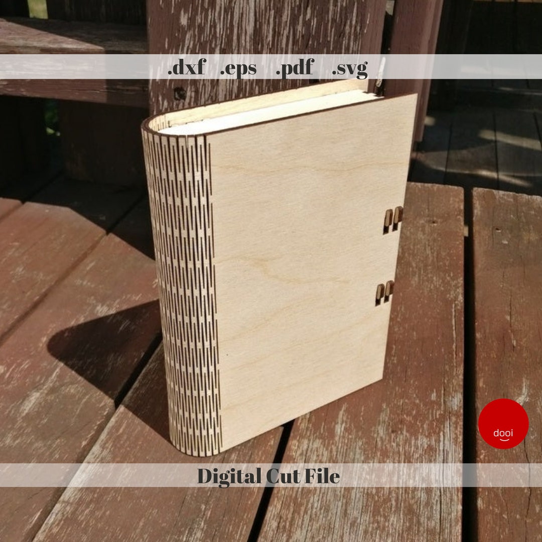 Book Box With Latch 3mm, Laser Cut Files, PDF, SVG, DXF, Eps, Cricut ...