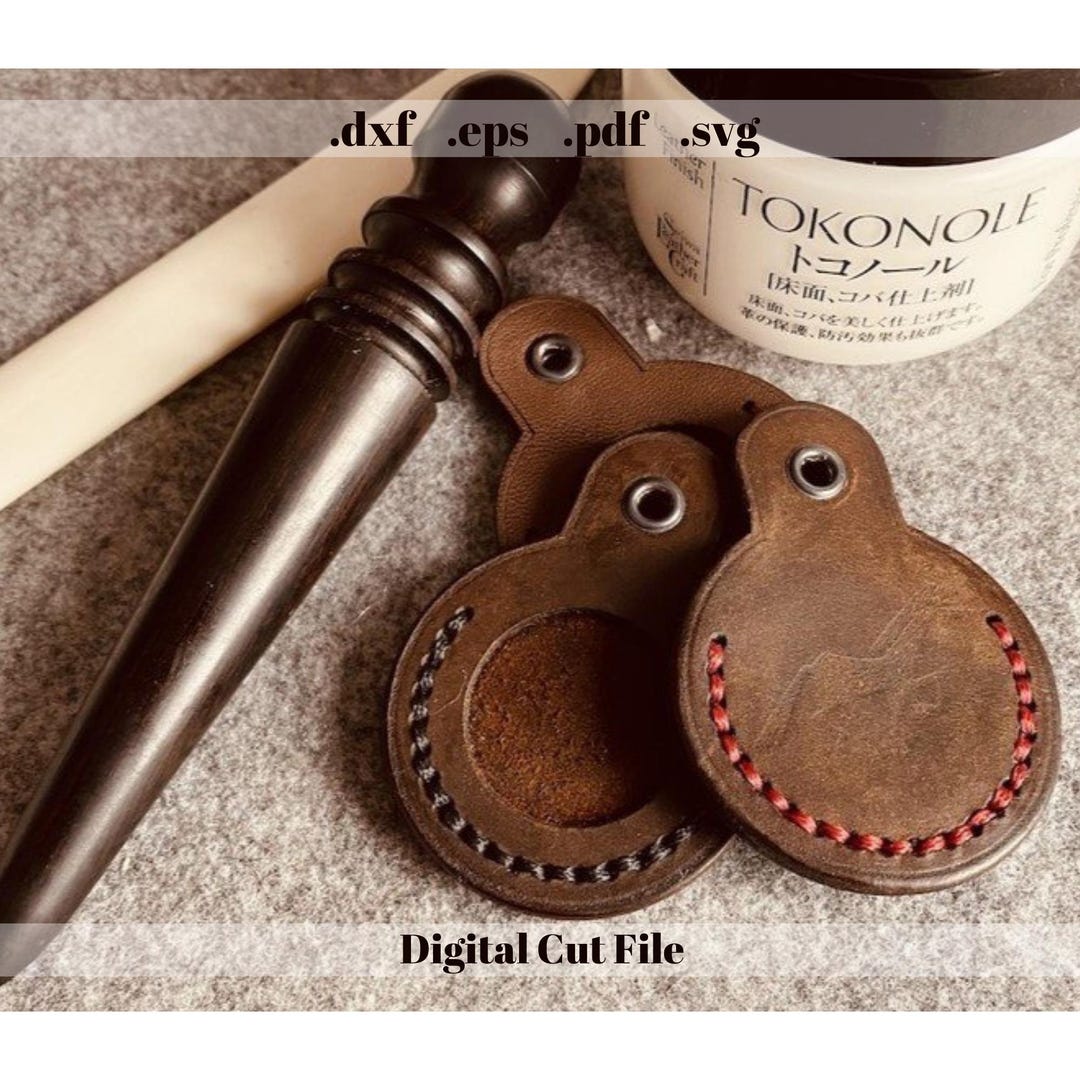 Customisable AirTag Laser Cut Keychain Template Digital File Svg Eps ...
