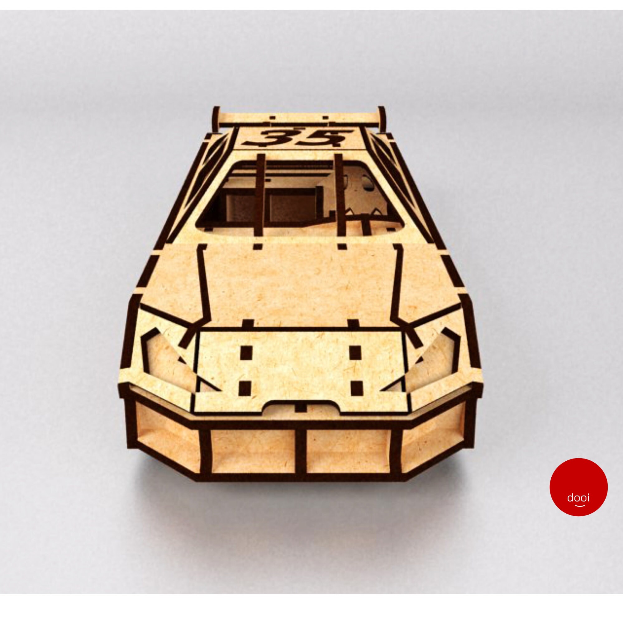 Laser Cut Wooden Nascar Car Puzzle Toy Svg Dxf Eps Pdf Glowforge Cricut ...