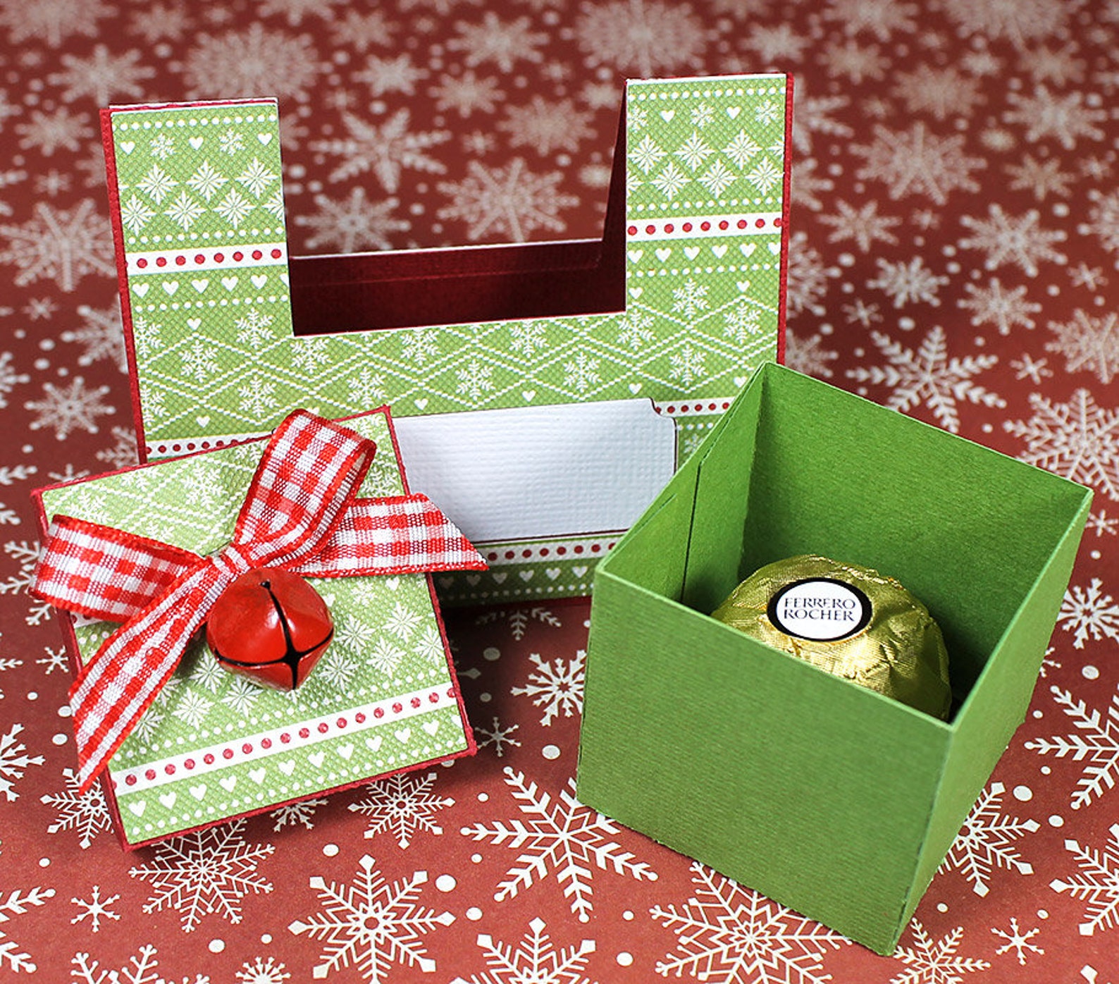 Christmas Truffle Box Place Cards SVG File for Cutting Digital - Etsy