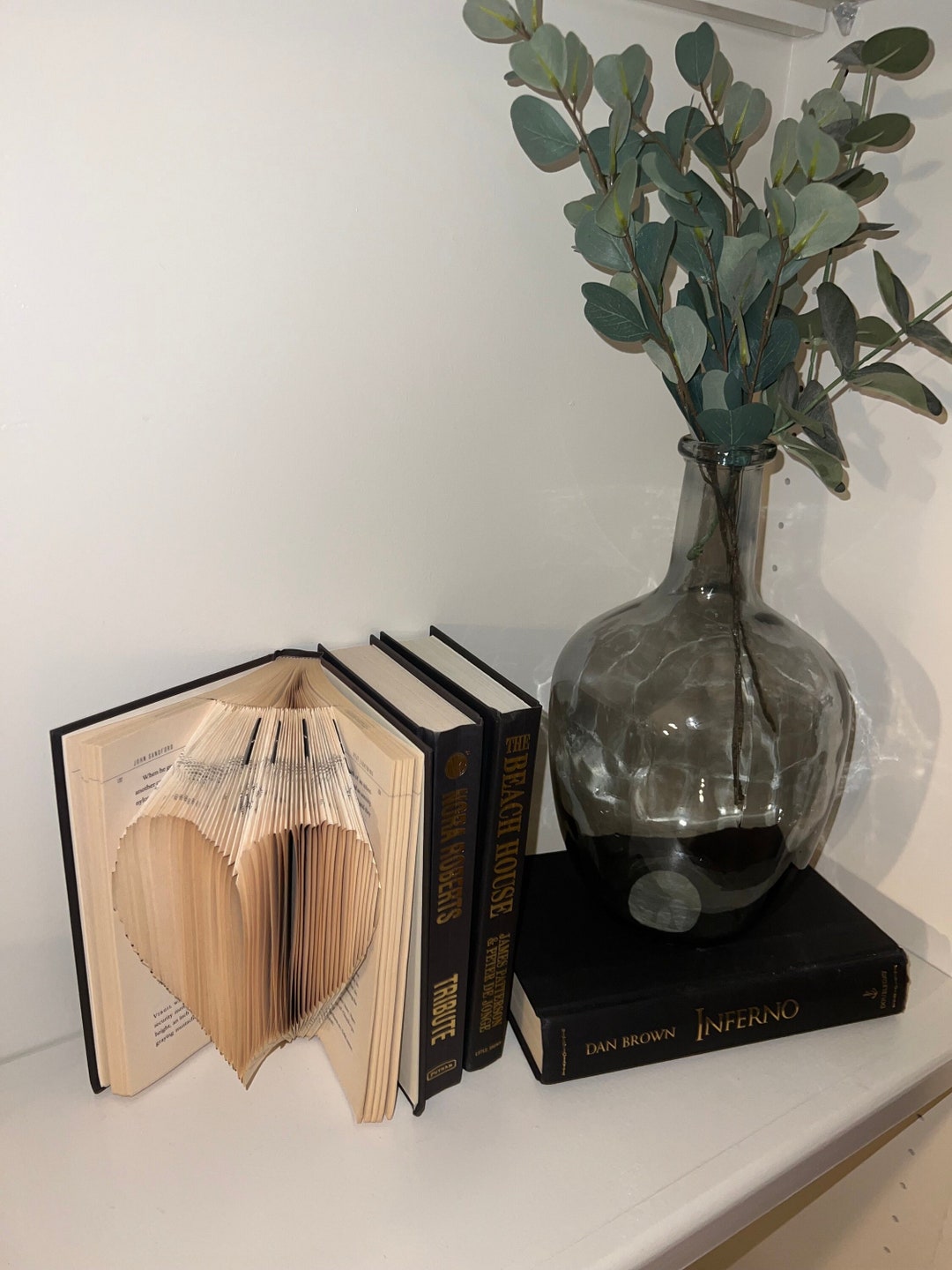 Literary Art Transformed Into Visual Art Handmade Folded Book Heart ...