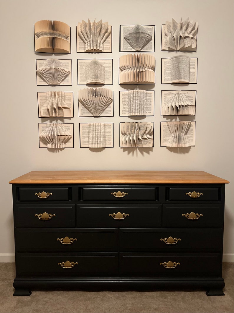 Literary Art Transformed Into Visual Art Handmade Folded Book Gallery ...