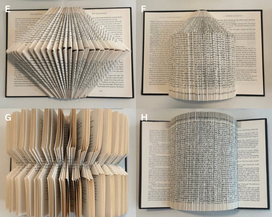 Literary Art Transformed Into Visual Art Handmade Folded Book Gallery ...