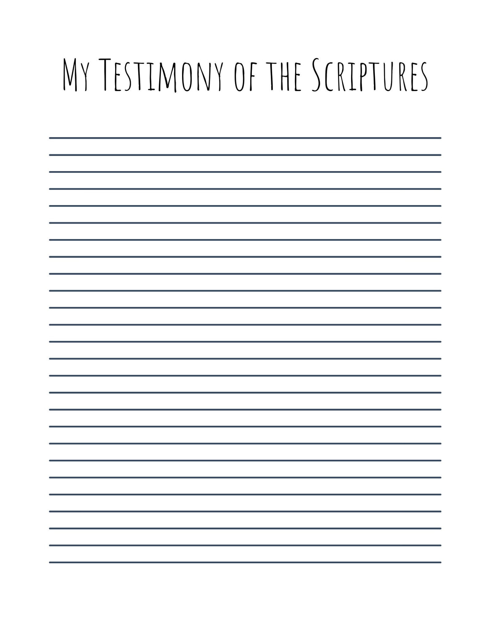 Christian Study Chart Standard Works 365 Days Book of | Etsy