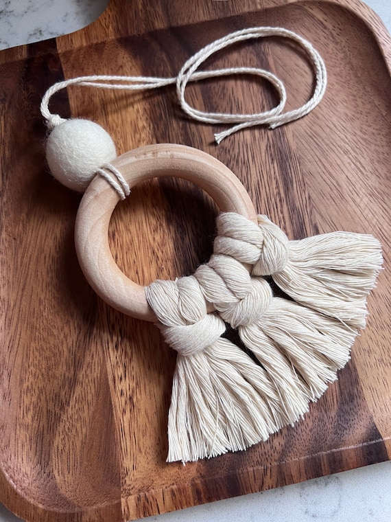 Wood and Macrame Car Diffuser - Etsy