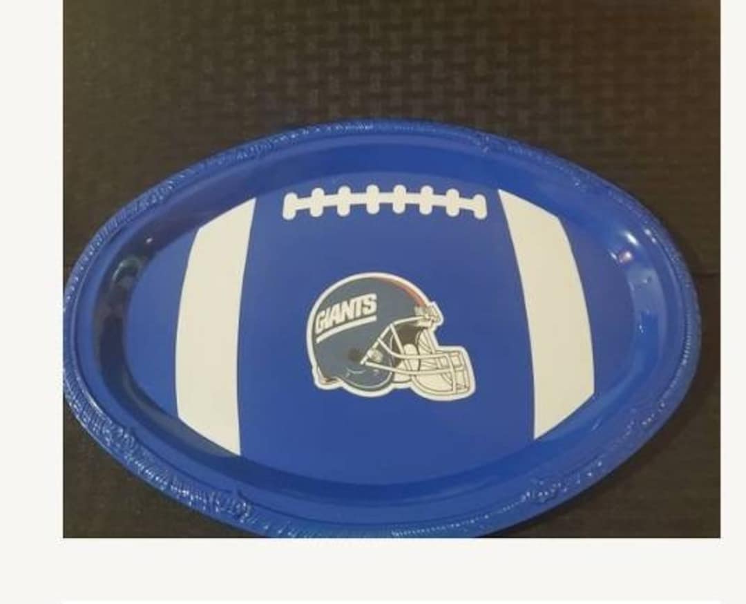 Football Tray/any Team/nfl/college/oval Metal Tray/custom - Etsy
