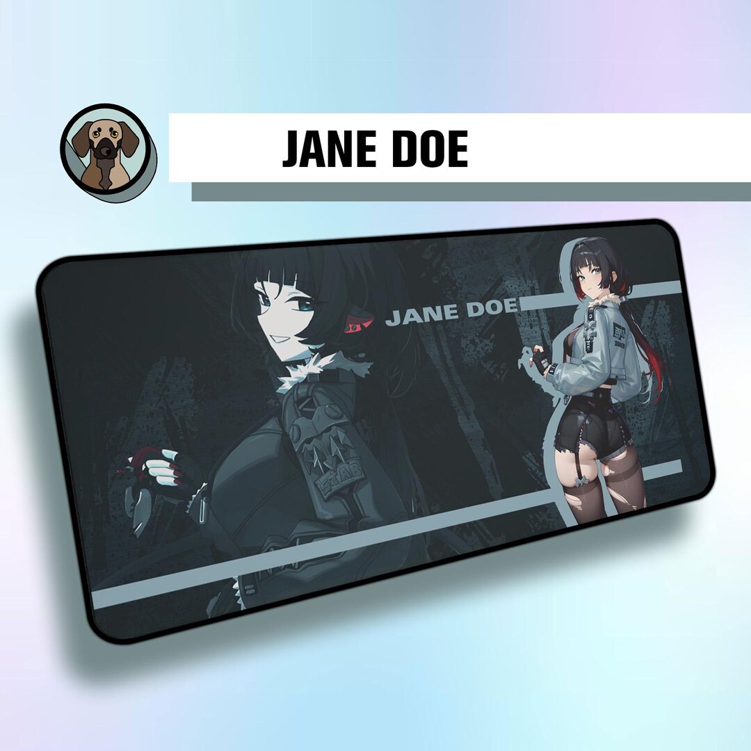 Jane Doe Mousepad | Zzzero Jane Doe Deskmat | Zenless Zone Zero | Large ...