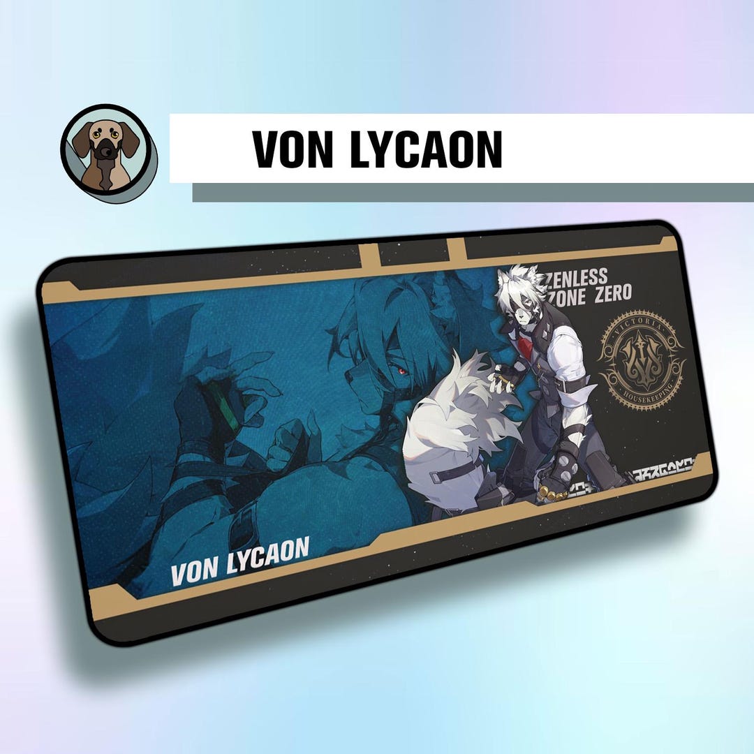 Premium Von Lycaon Mousepad | Victoria Housekeeping Co. | Zenless Zone Zero Desk Mat | Zzzero ...