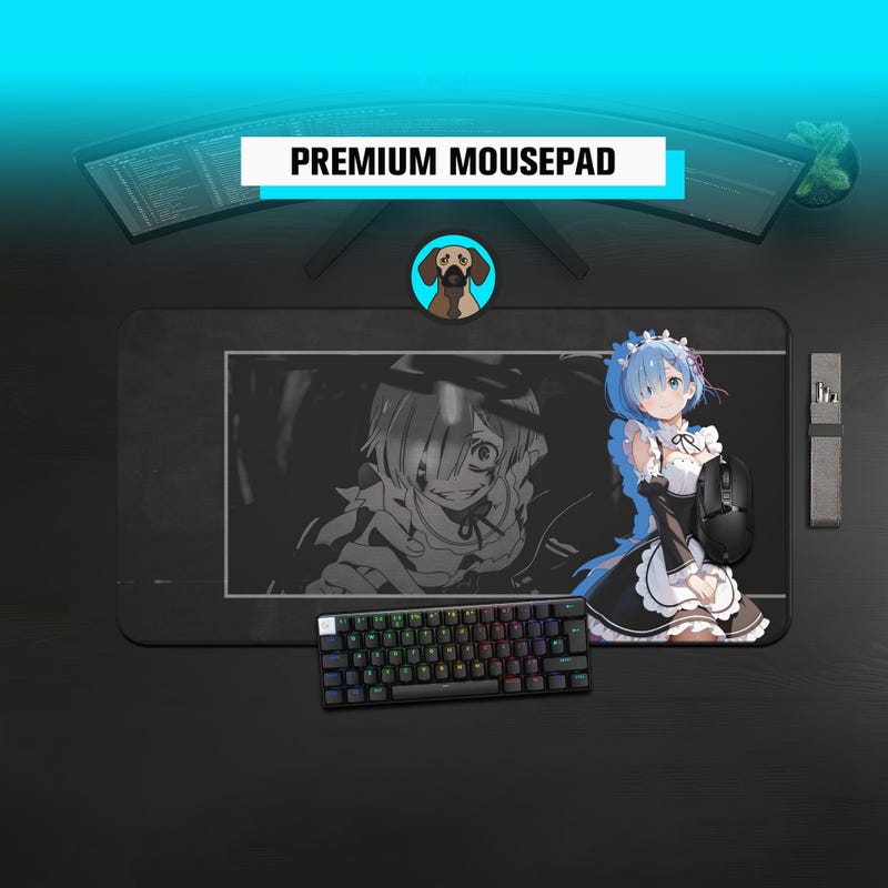 Anime Mouse Pad Girl - Etsy