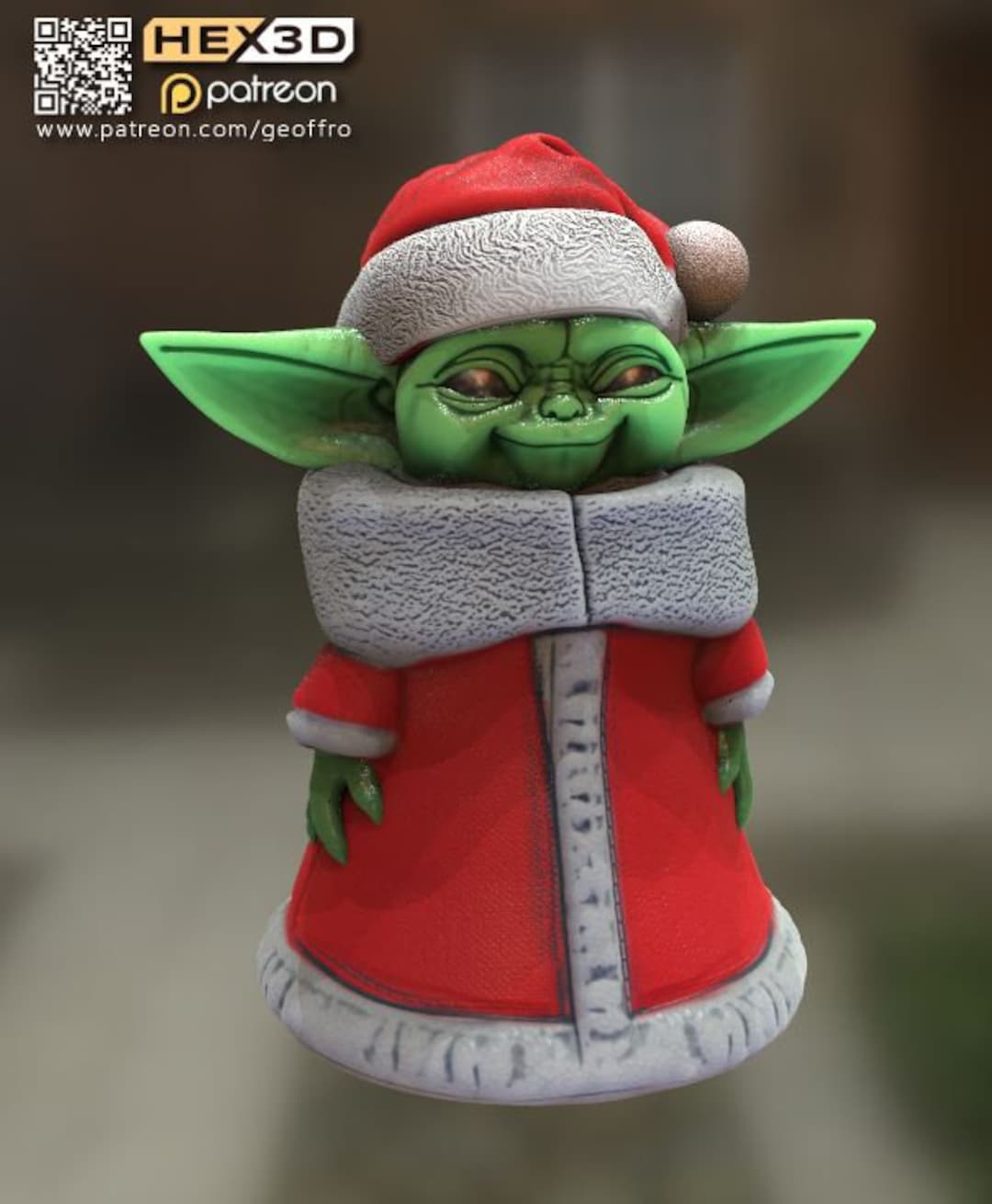 Santa Grogu, Grinch, Angel Ornament Handcrafted Holiday Decoration - Etsy