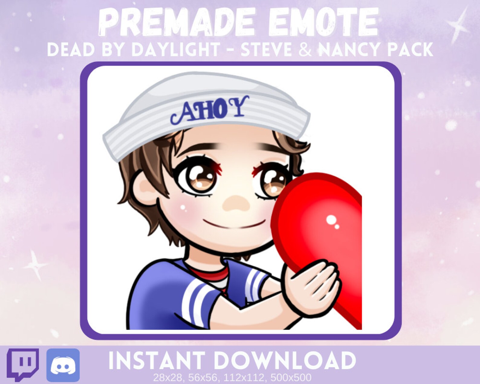 Premade Steve and Nancy Dead by Daylight Survivor Emote Pack Instant ...