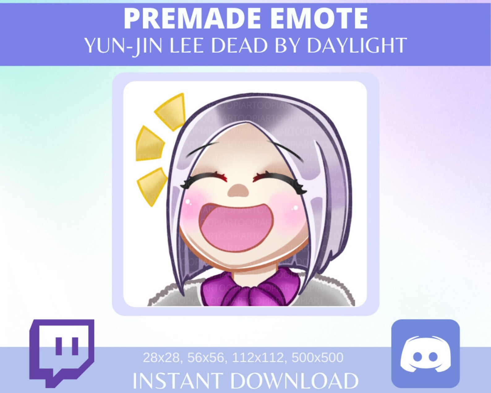 Premade Yun-jin Lee Dead by Daylight Emote Instant Download | Etsy