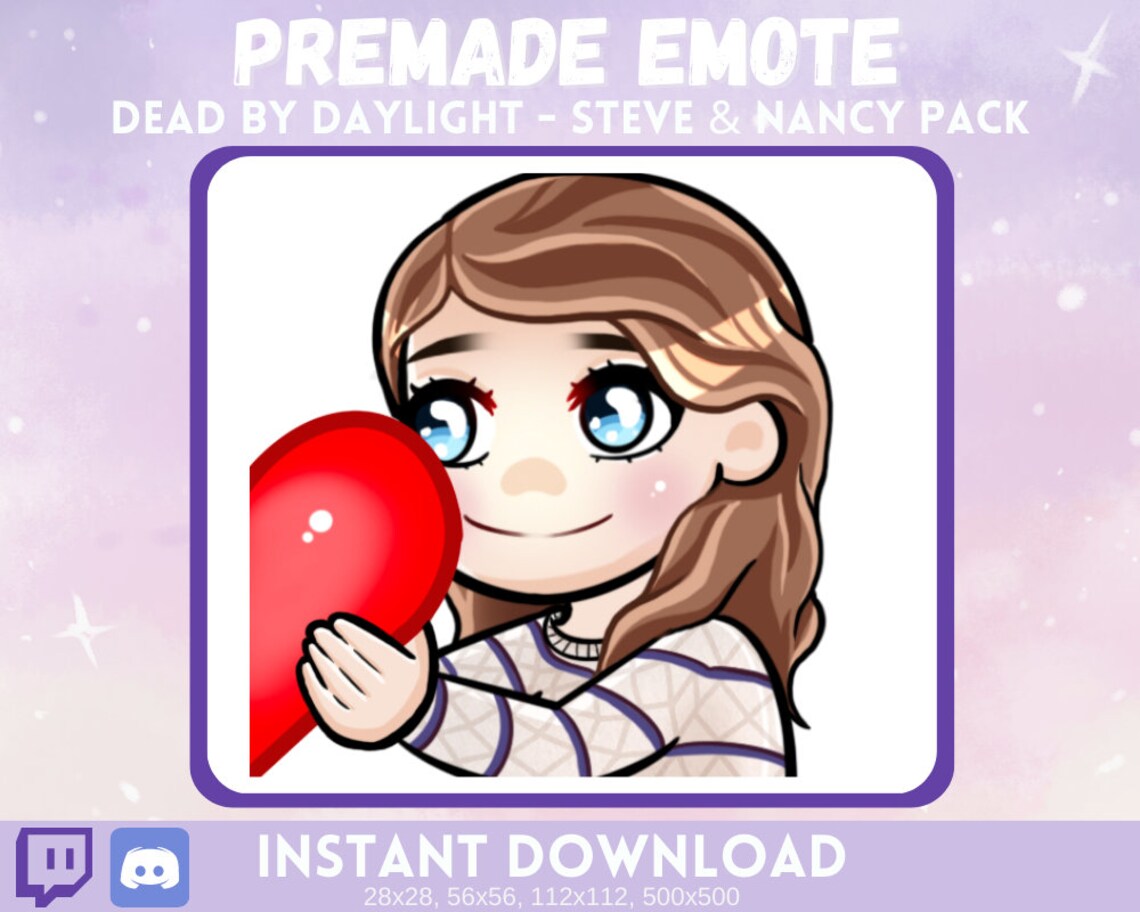 Premade Steve and Nancy Dead by Daylight Survivor Emote Pack Instant ...