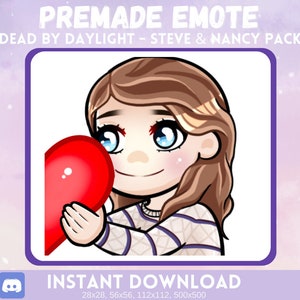 Premade Steve and Nancy Dead by Daylight Survivor Emote Pack Instant ...