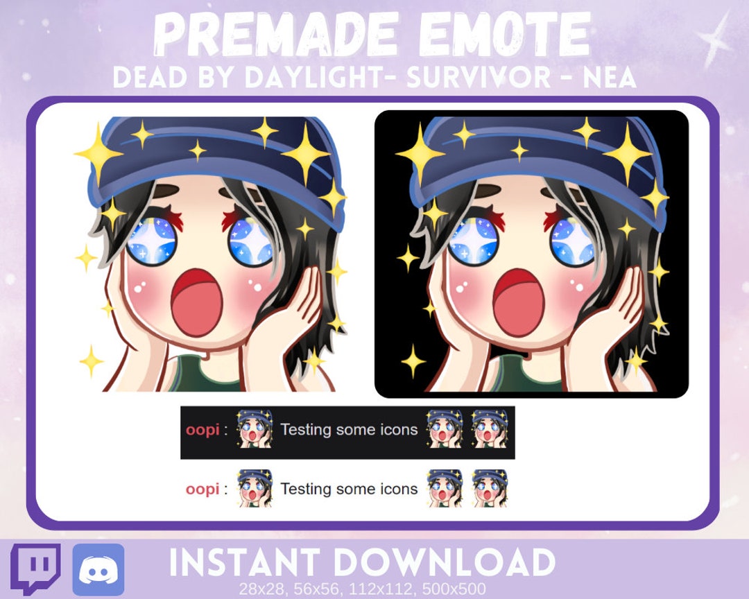 Premade Nea Survivor Dead by Daylight Emote Instant Download - Etsy