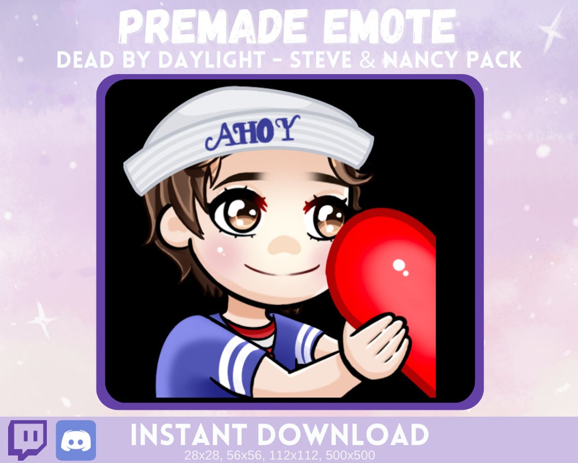 Premade Steve and Nancy Dead by Daylight Survivor Emote Pack Instant ...