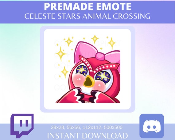 Premade Celeste Animal Crossing Emote Instant Download | Etsy