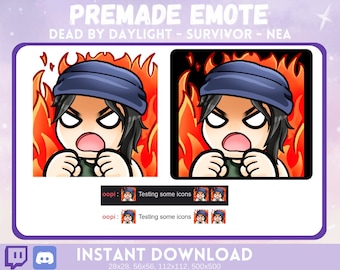 Premade Dead by Daylight Nancy Survivor Emote Instant Download - Etsy