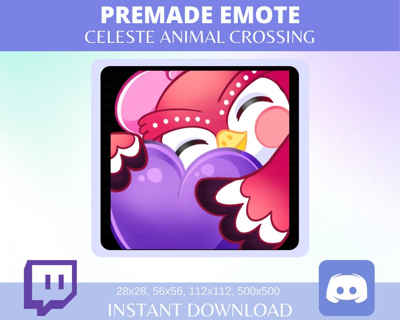 Animal Crossing Emote - Celeste - Etsy