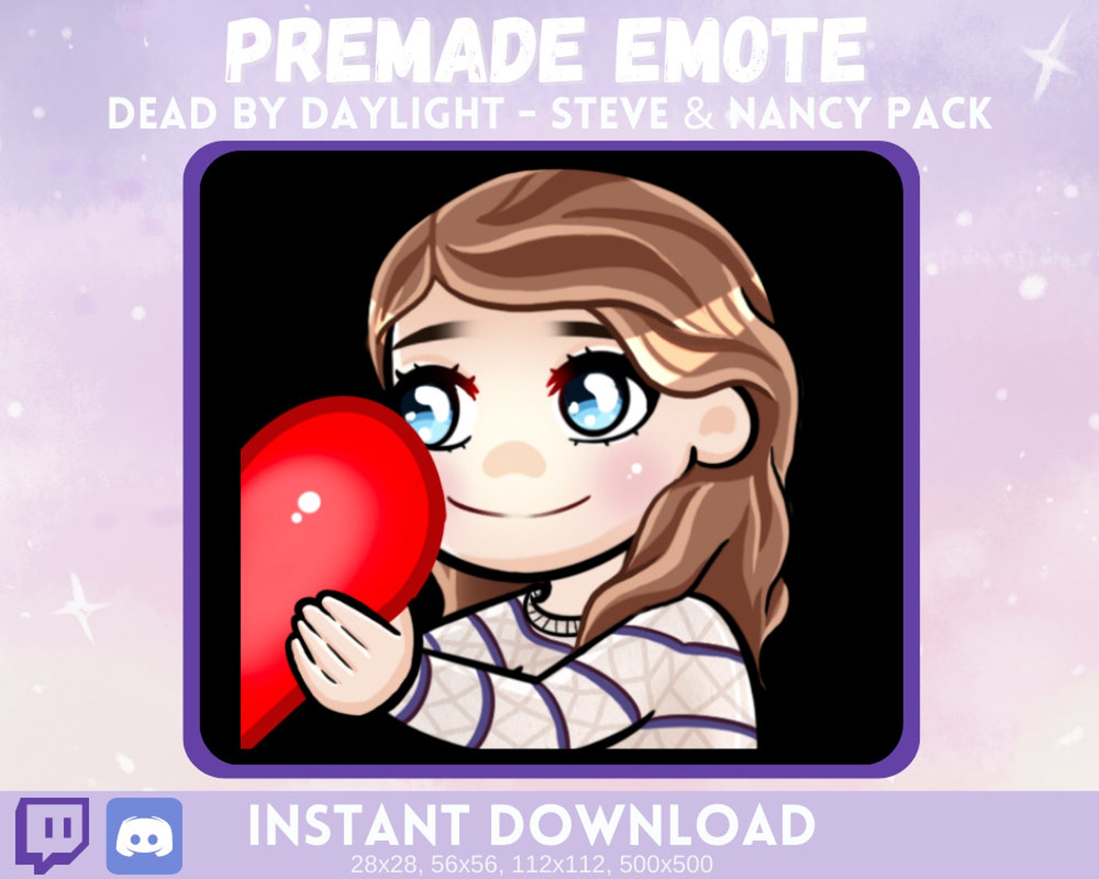 Premade Steve and Nancy Dead by Daylight Survivor Emote Pack Instant ...