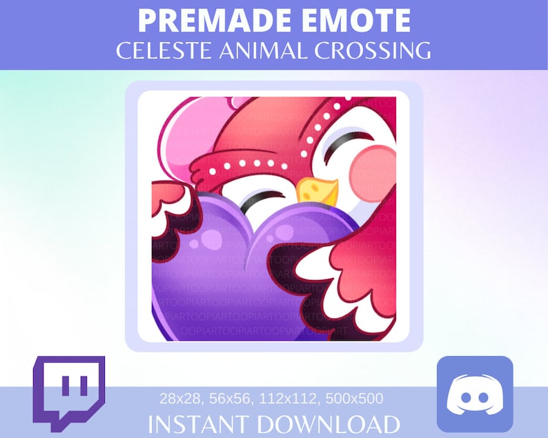 Animal Crossing Emote - Celeste - Etsy