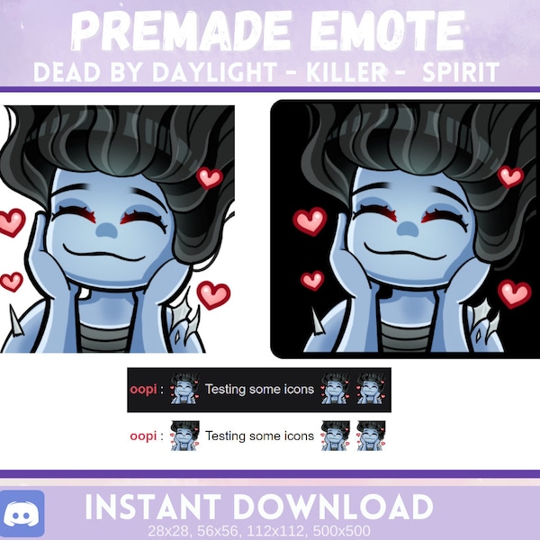 Spirit Dbd Emotes - Etsy UK