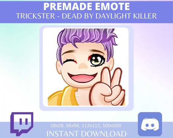 Premade Trickster Dead by Daylight Killer Emote - Etsy