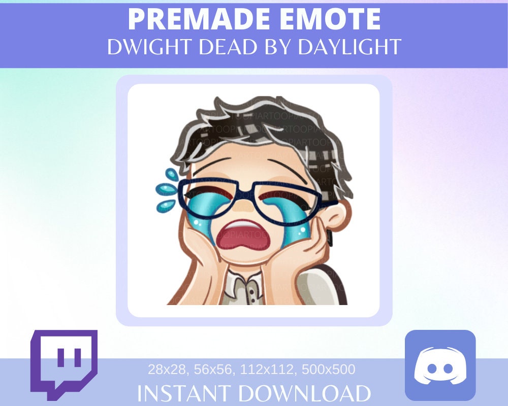 Premade Dwight Dead by Daylight Emote Instant Download | Etsy