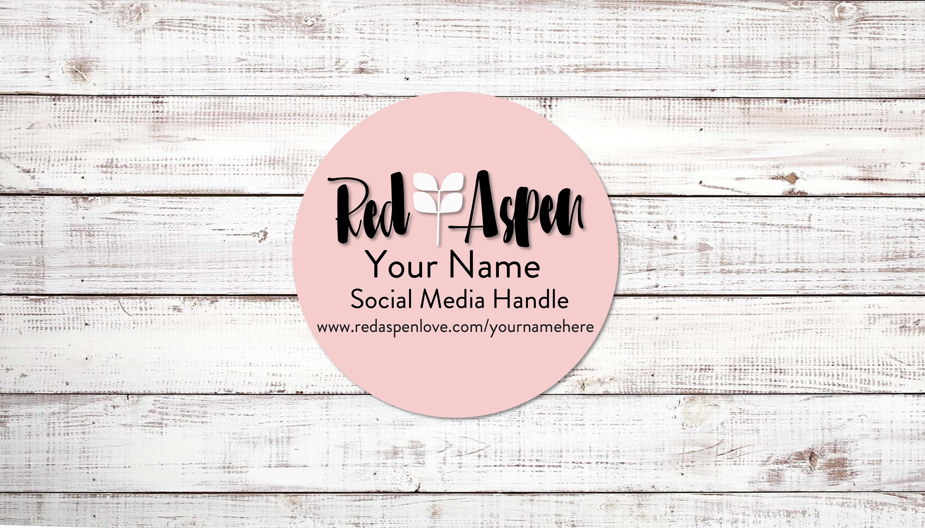 CUSTOM Red Aspen Stickers PRINT SHIP - Etsy