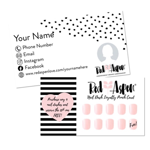 Red Aspen Business Card - Etsy