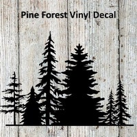 Mountain Decal, Forest Adventure Decal, Outdoor Car Window Stickers ...